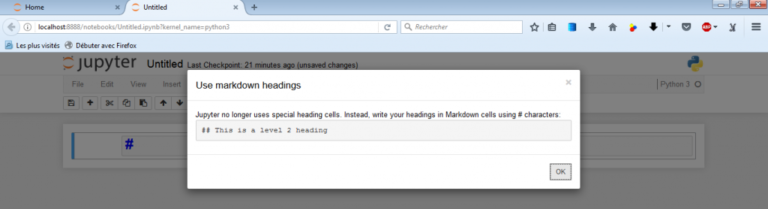 Jupyter notebook : écrivez, exécuter, documentez et publiez votre code ...