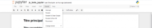 Jupyter notebook : écrivez, exécuter, documentez et publiez votre code ...