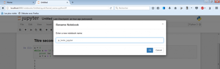 Jupyter notebook : écrivez, exécuter, documentez et publiez votre code ...
