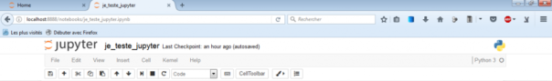 Jupyter notebook : écrivez, exécuter, documentez et publiez votre code ...