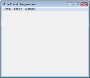 Le module graphique tkinter : création d’un menu de logiciel – Le coin ...