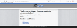 Installation de Sphinx, générateur de documentation libre – Le coin du ...